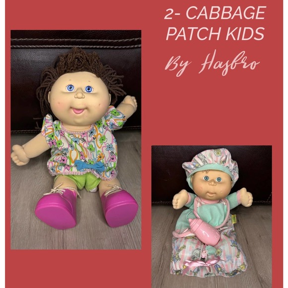 Hasbro | Toys | 2 Cabbage Patch Kids Hasbro Vintage St Edition 199 1992 ...
